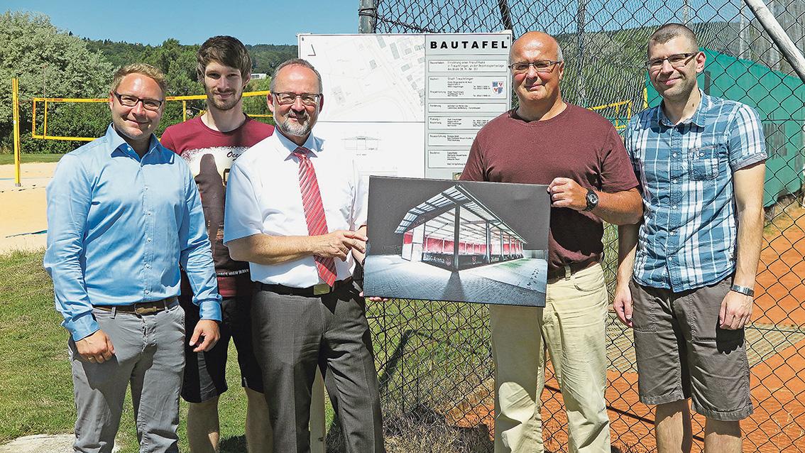 Startschuss für Treuchtlinger Freilufthalle
