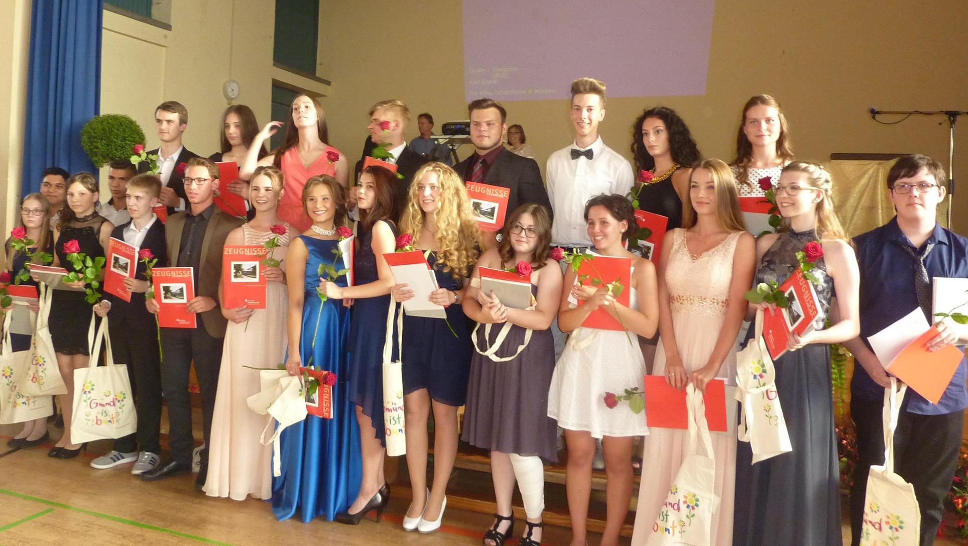 Georgensgmünder Mittelschüler feiern Abschluss