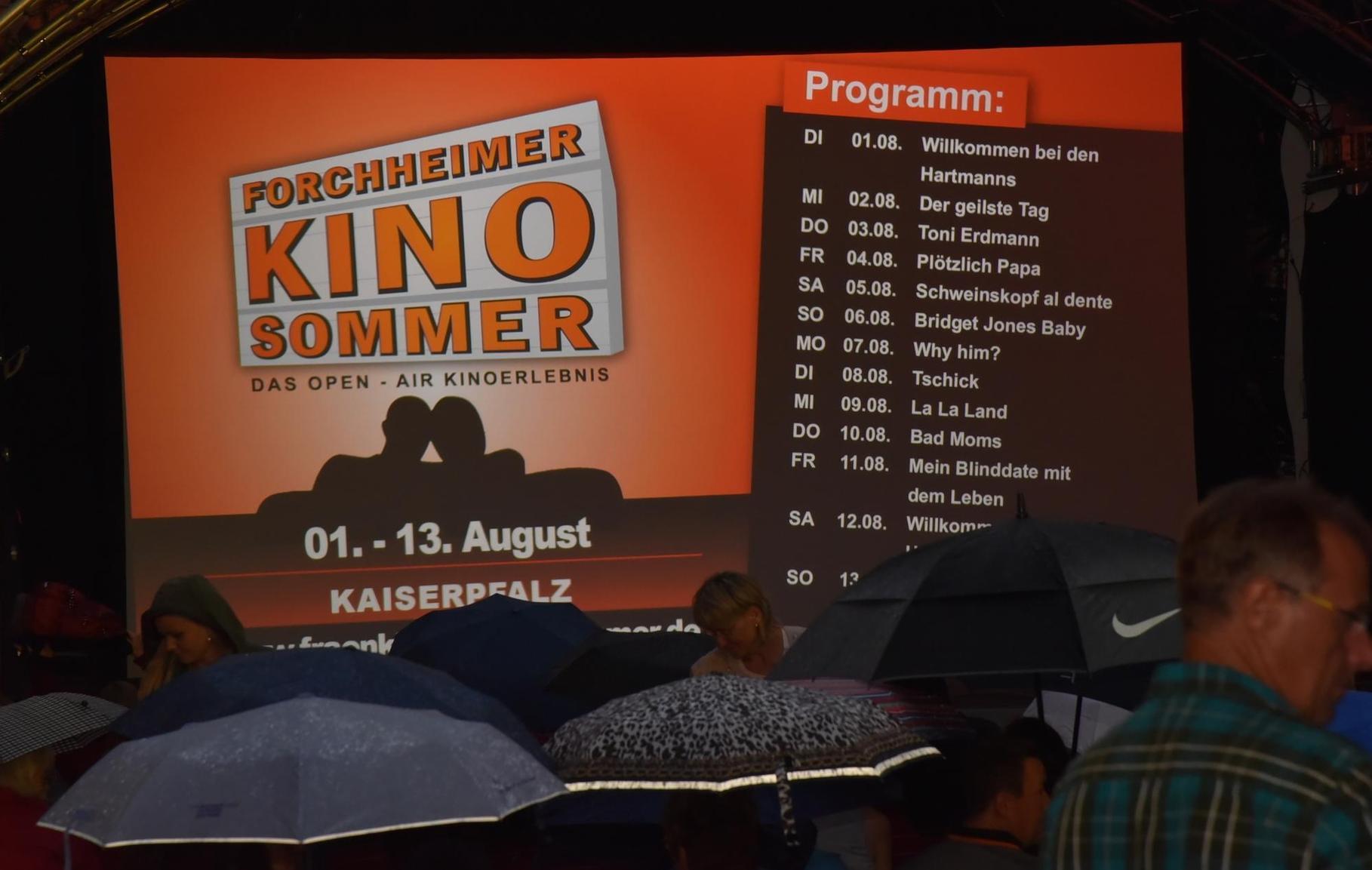 Forchheim: Kino unter freiem Himmel
