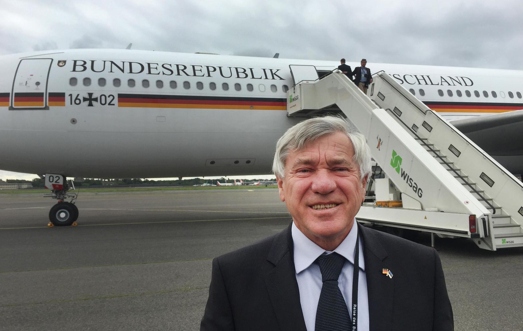 Alois Karl war mit dem Bundespräsidenten auf Tour