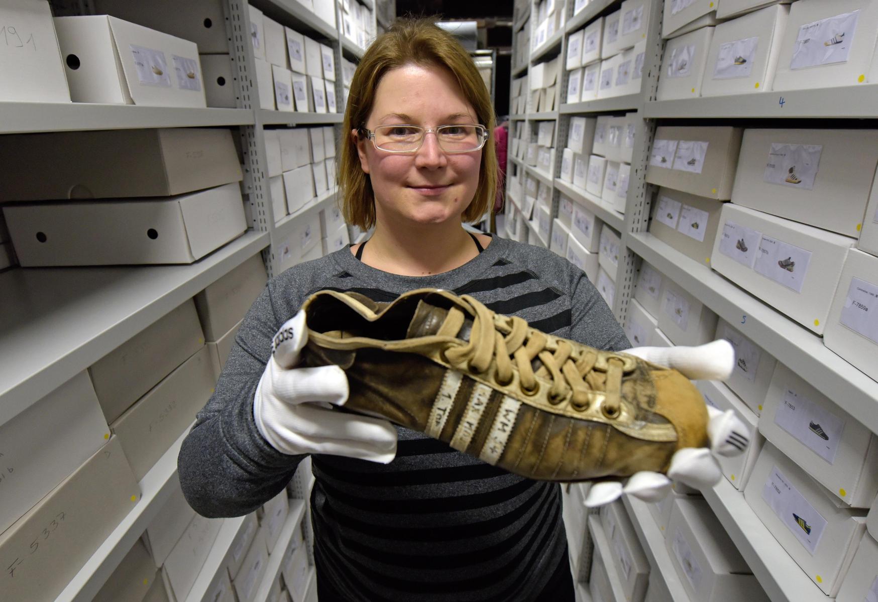 Zum Wertvollsten gehören die Schuhe von Max Morlock