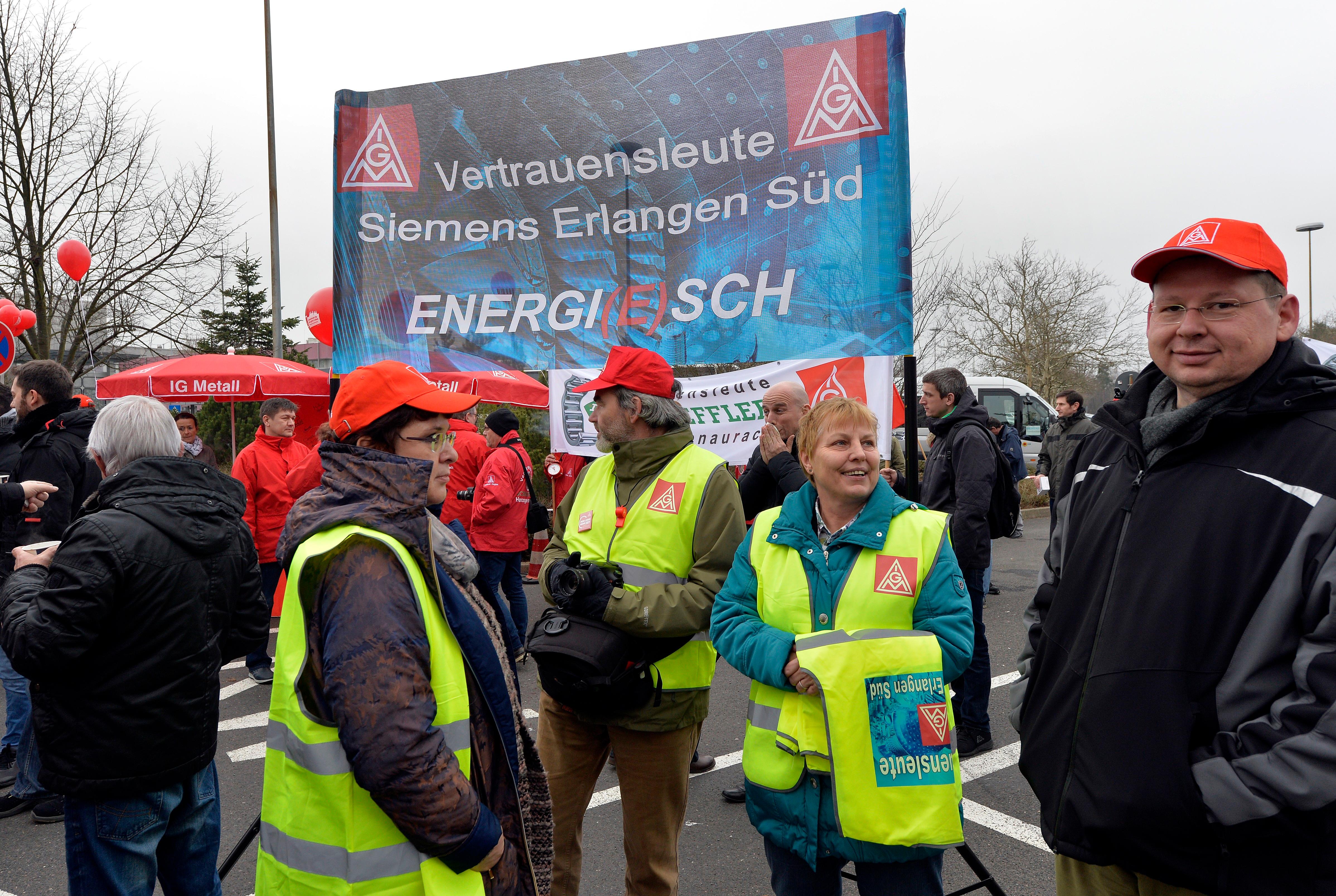 IG Metall-Demos in der Region: So wurde in Mittelfranken gestreikt