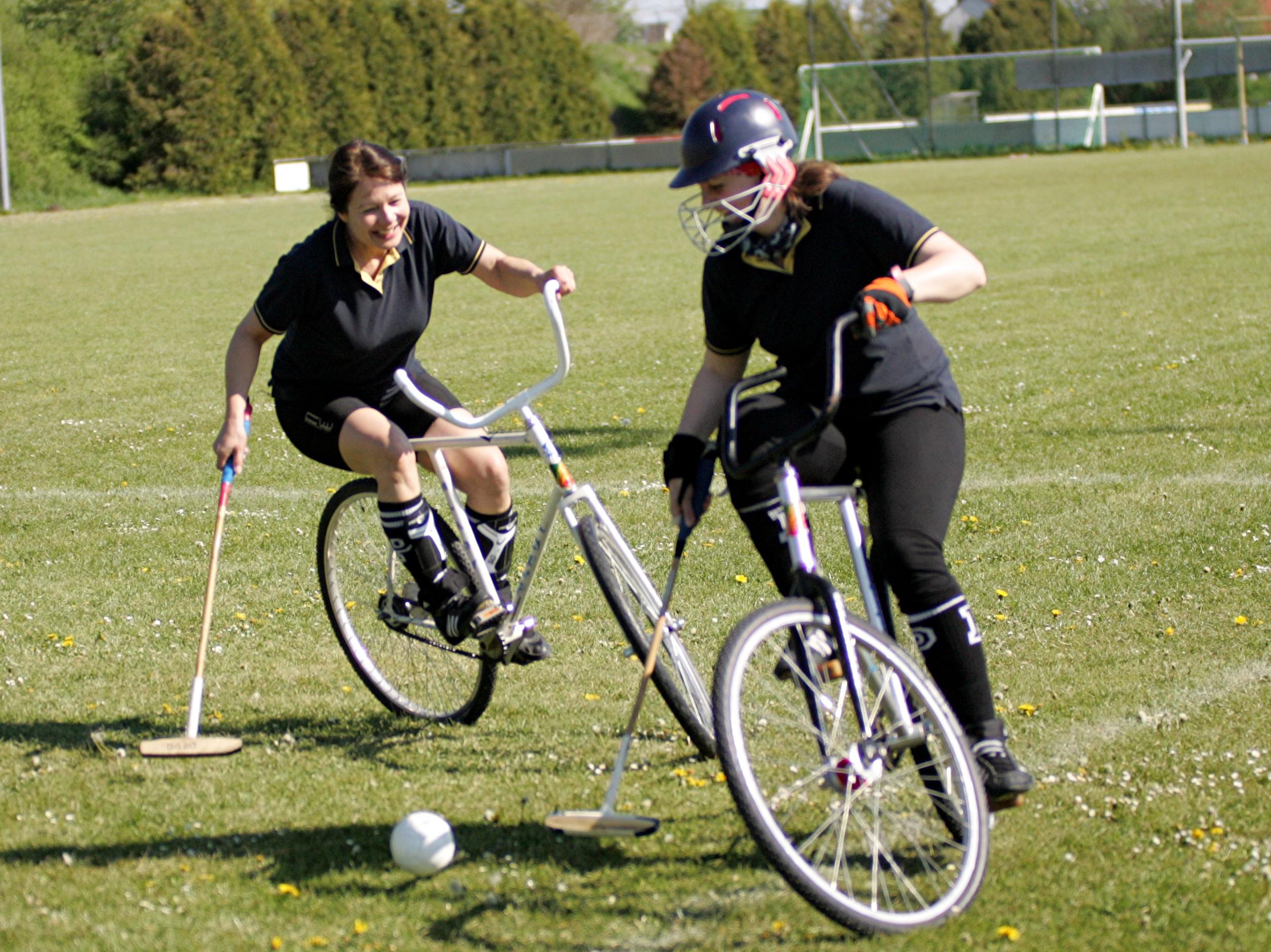 Die besten Rasen-Radpolo-Spieler Europas in Wendelstein