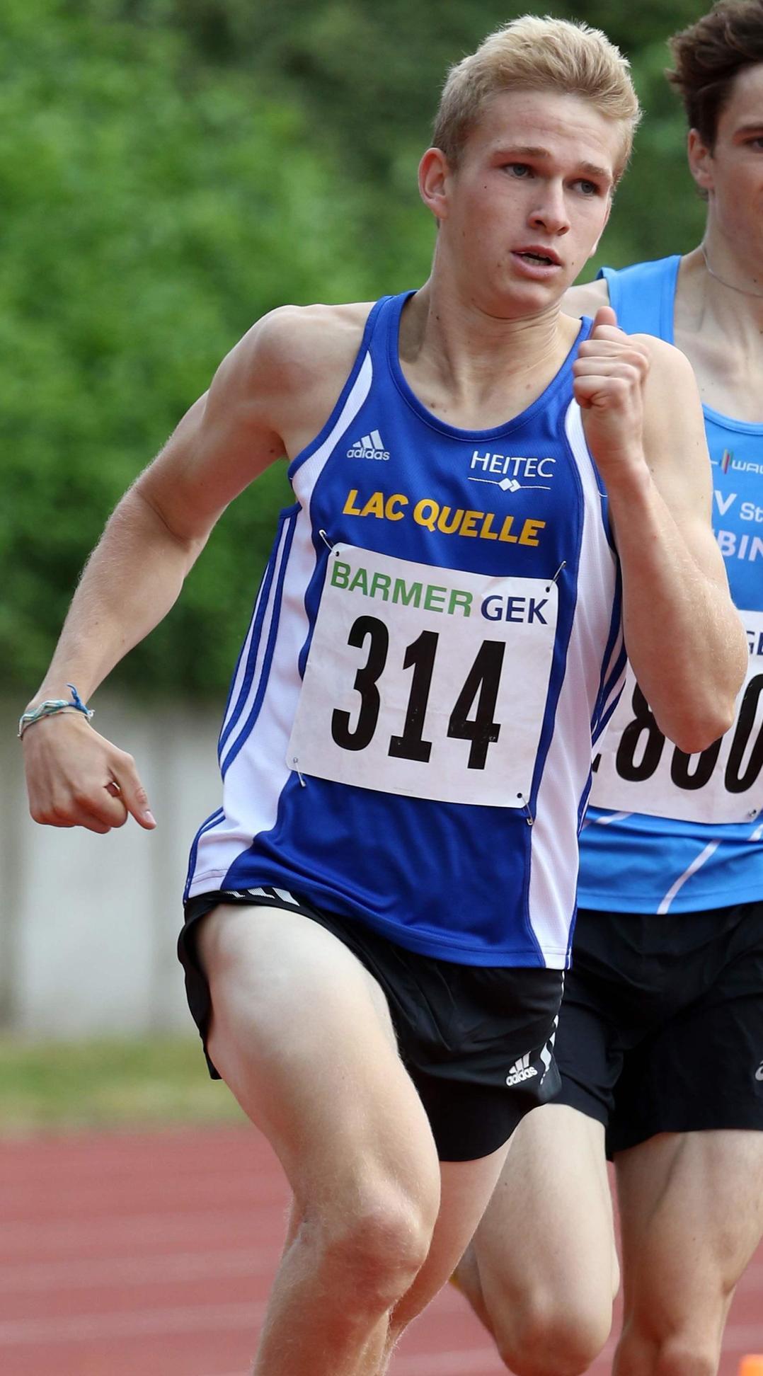 Jamie Williamson verbessert sich gleich zweimal