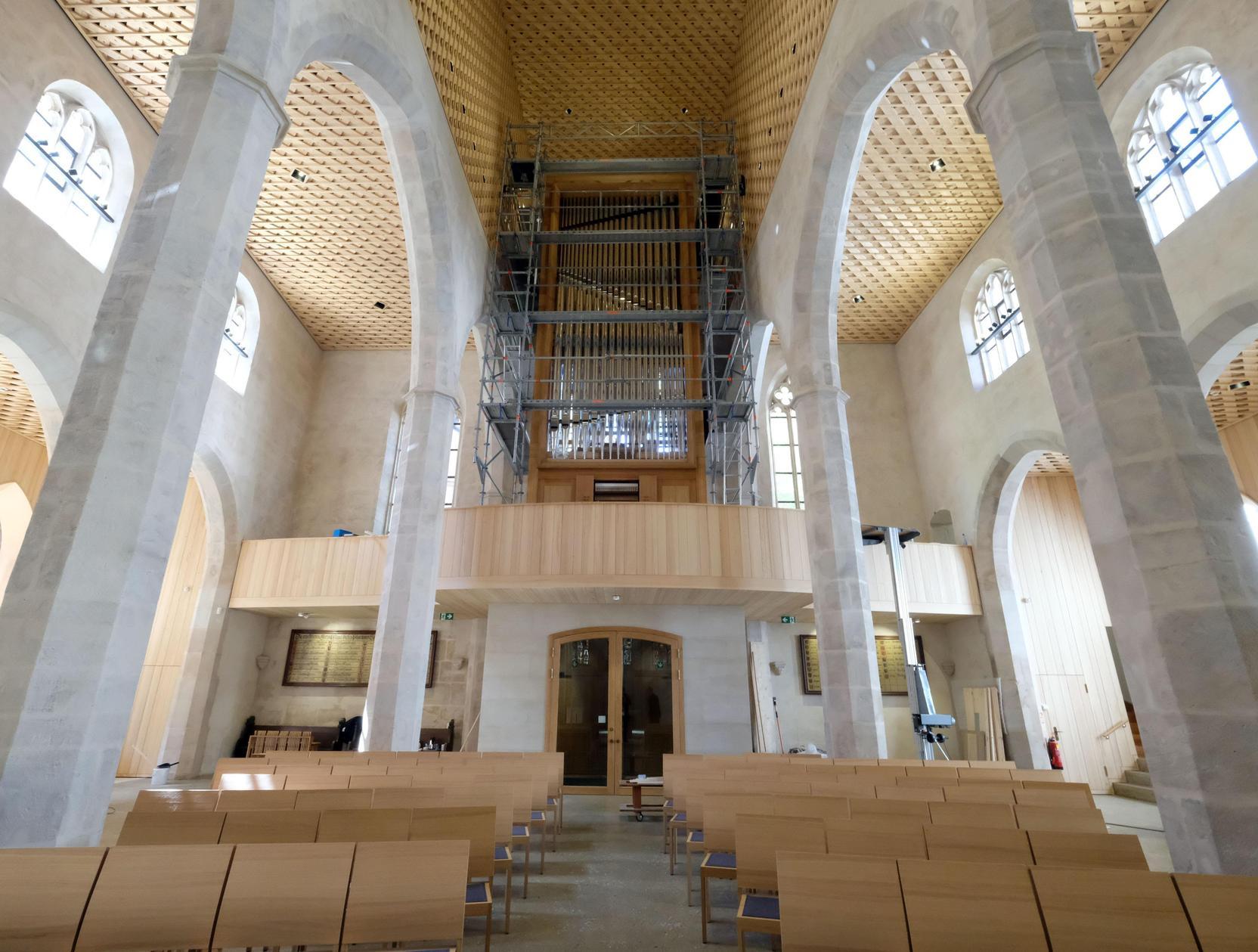 Bis unter die Decke: St. Martha bekommt neue Orgel