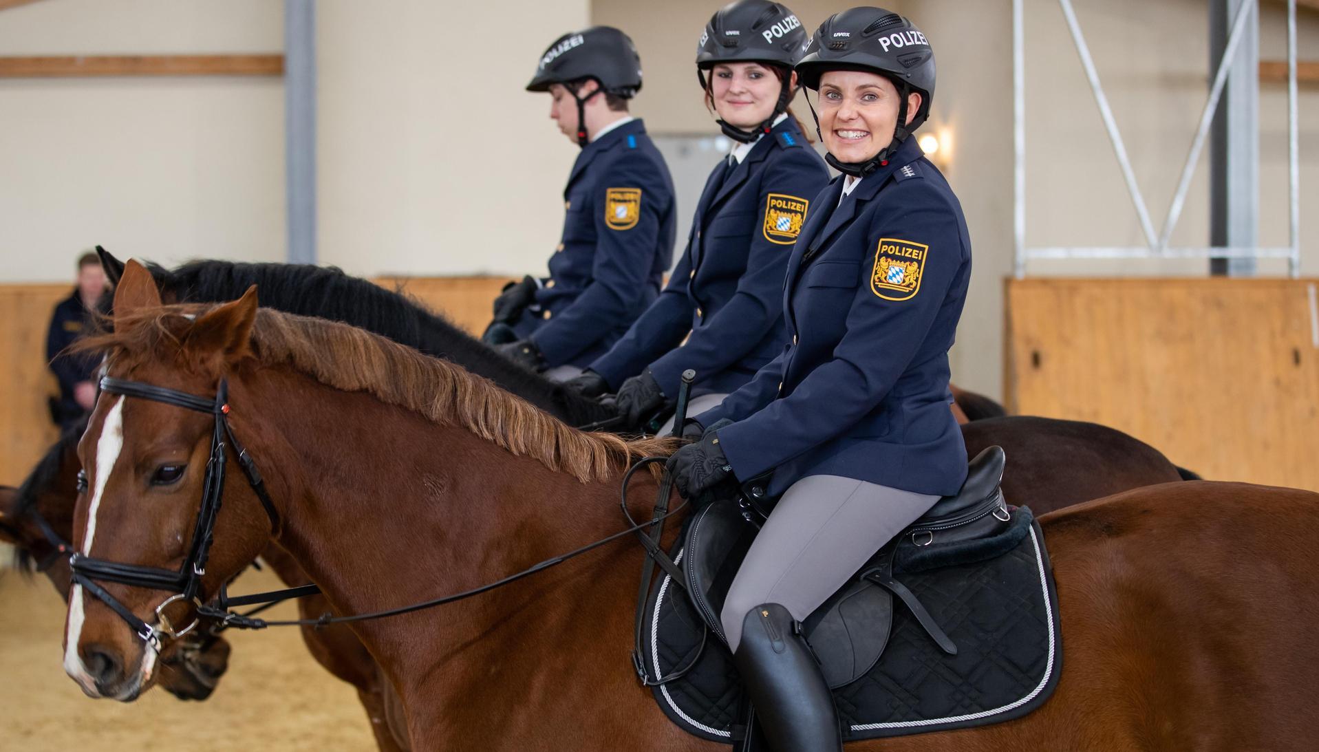 Polizei-Reiterstaffel hat ihren ersten Fürth-Einsatz