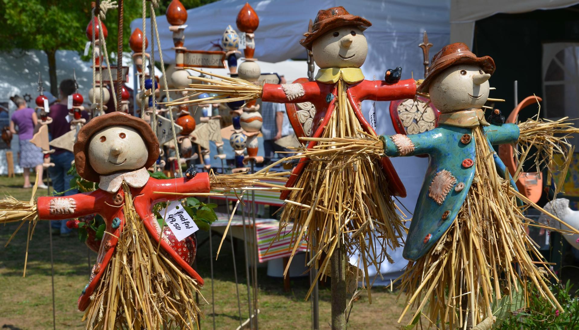 Seenlandmarkt auf der Badehalbinsel Absberg