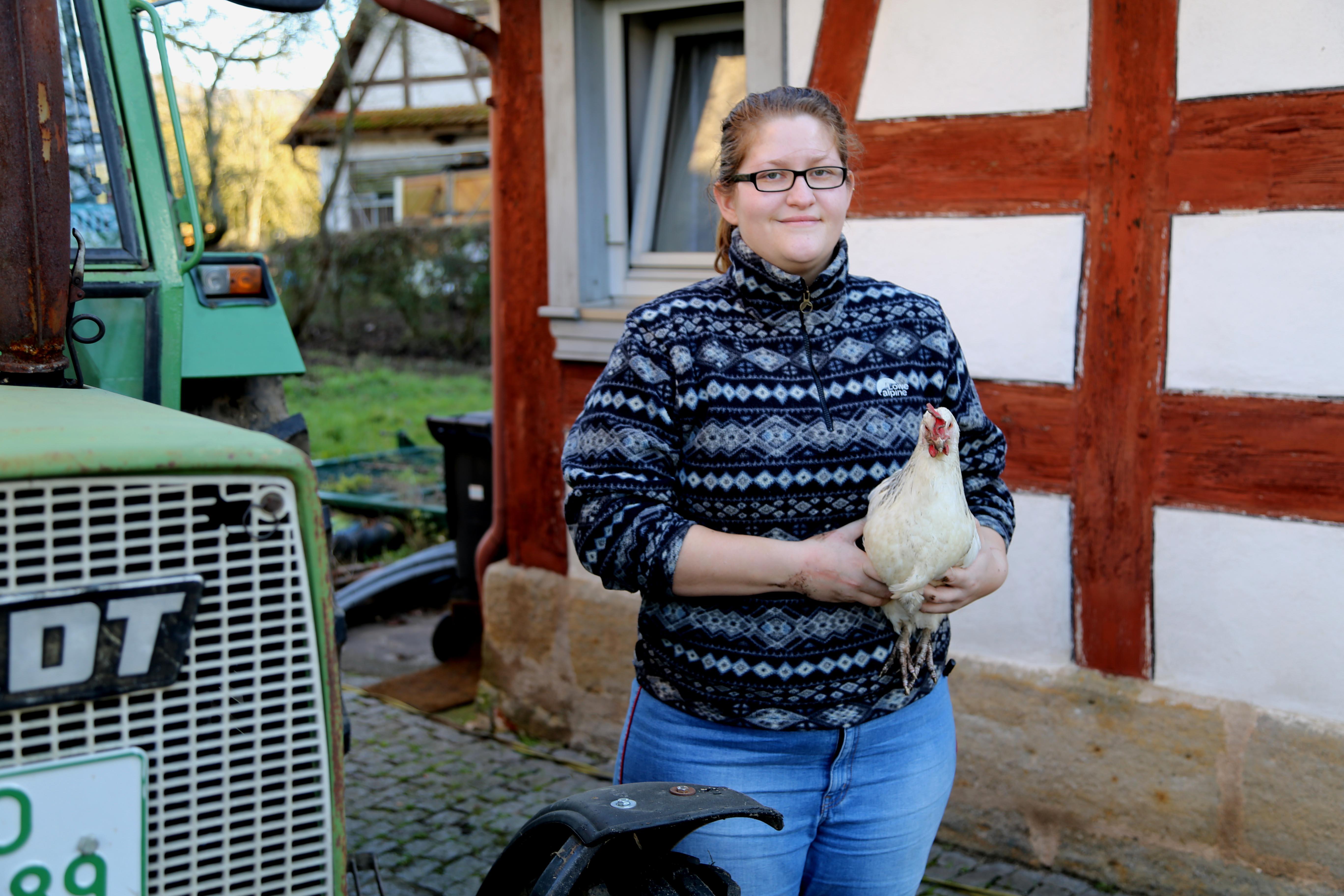 Zu Besuch bei einer Jungbäuerin aus Weilersbach